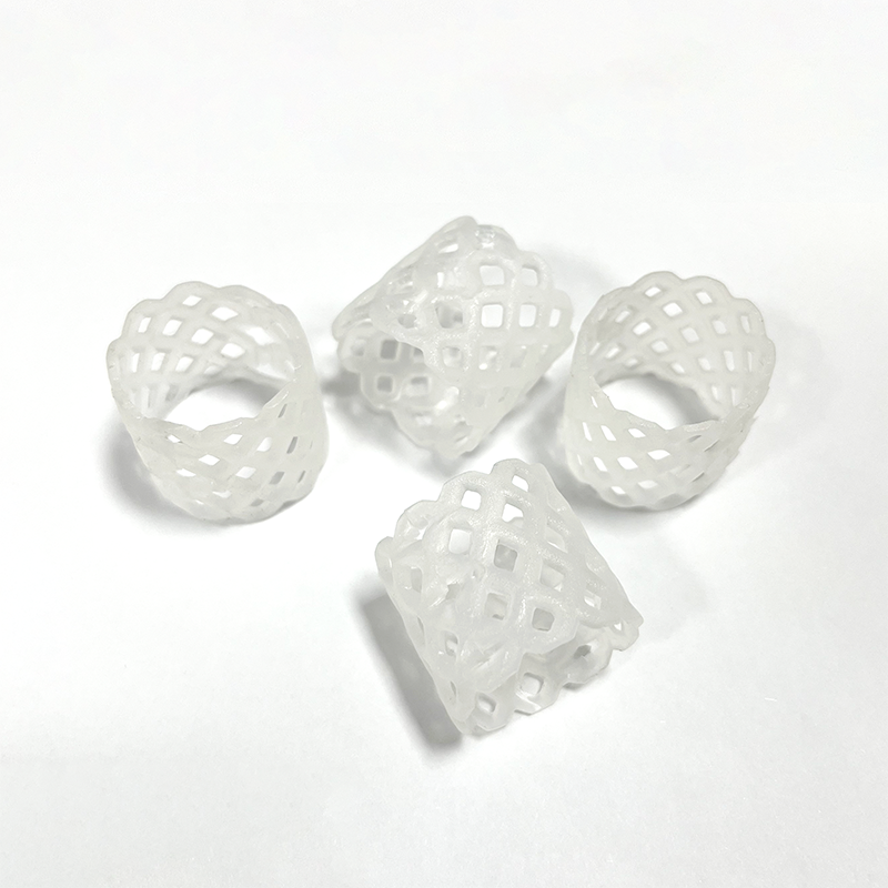 PP Mesh Ring Plastic Random Packing Wire Mesh Ring