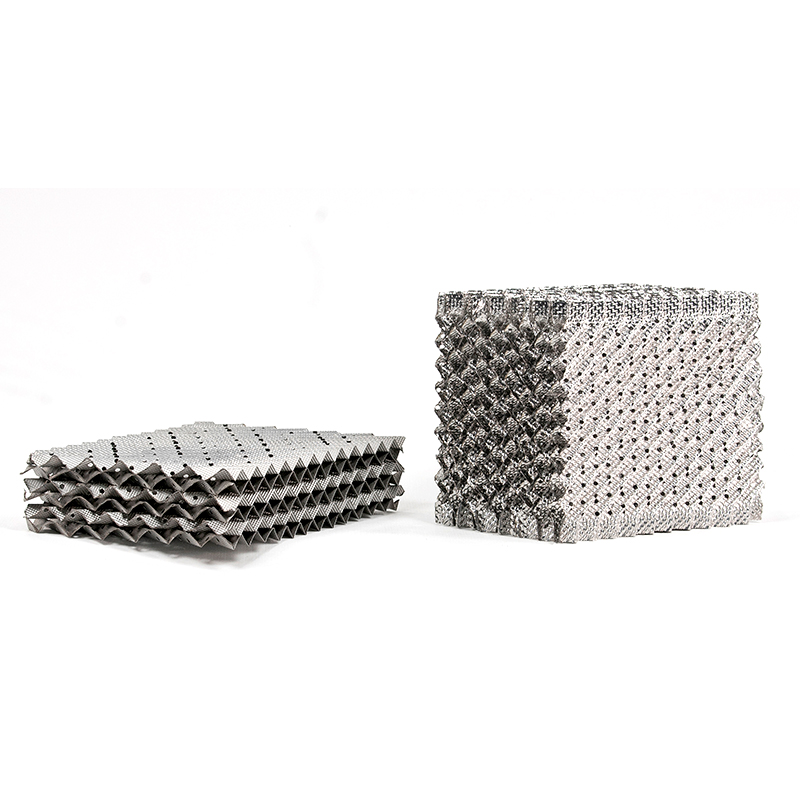 High definition Gauze Structured Packing Usage – Metal Mesh Corrugated ...